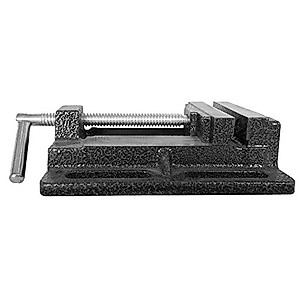 Performance Tool W3902 Drill Press Vise with Replaceable Hardened Steel Jaws and Precision Ground Base for Milling and Grinding, 4-Inch Jaw Opening