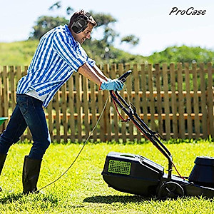 ProCase Professional Noise Reduction Safety Ear Muffs, NRR 28dB Shooters Hearing Protection, Adjustable Noise Cancelling Headphones Ear Protection for Shooting Hunting -Black