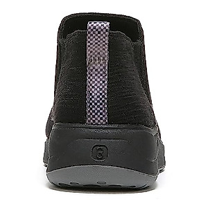 BZees Women's Tempo Chelsea Ankle Boot Sneaker, Black, 10 Wide