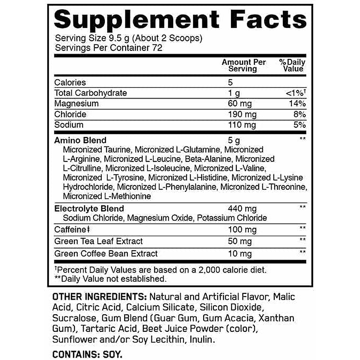 Optimum Nutrition WATERMELON SPLASH AMINO ENERGY ELECTROLYTES Powder 1.51 LB 72 SERVINGS