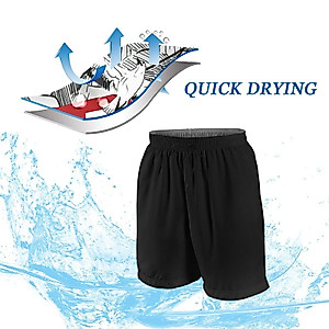 Viouos Camouflage Beach Shorts Trunks Quick Dry Pants Swimwear Bathing Suits with Pockets for Men's Medium