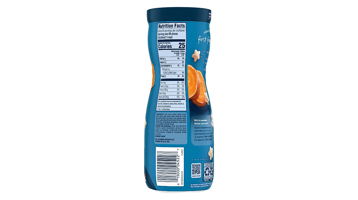 Shop Gerber Graduates Puffs Snack - Sweet Potato Flavor