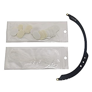 Eyebrow Mapping String Eyebrow Mapper with Strings Design Eyebrow Threading Line Marker Ruler Painting Line Bow Arrow Ruler Semi Permanent Bow and Arrow Line Ruler Measuring Tool (Black)