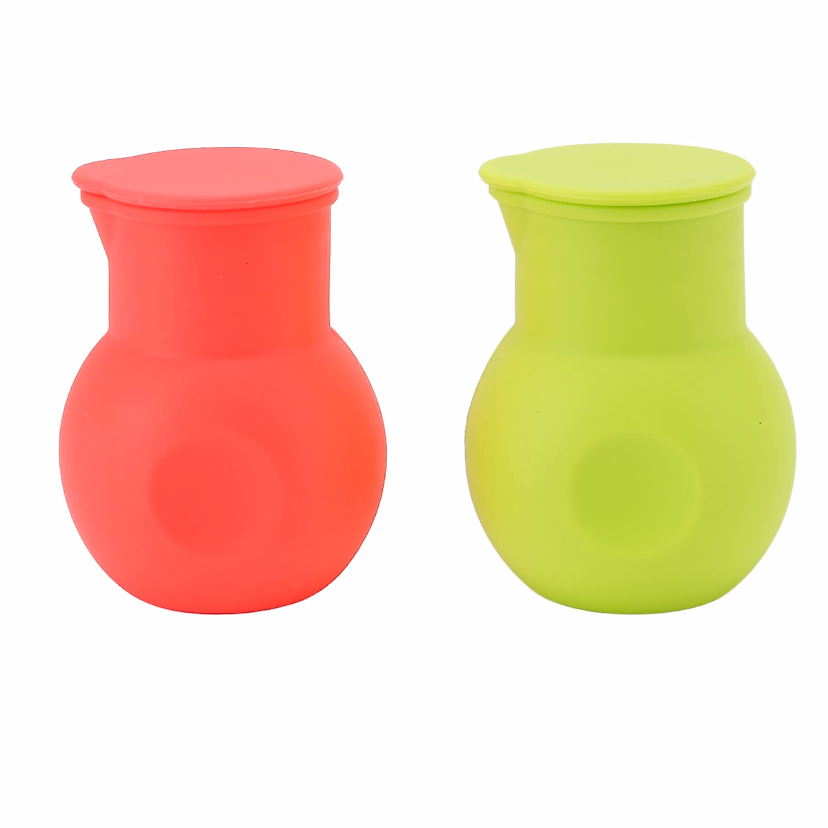 2Pcs Silicone Chocolate Melting Pot Microwave Pour Candy Butter Warmer for Mold Heat Sauce Syrup Cream, Kitchen Baking Heat Milk Sauce