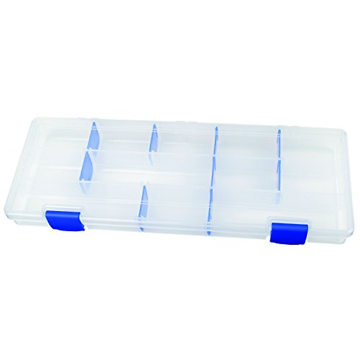 Flambeau 3009 Tuff Tainer See-Through Storage Box, 3 Fixed Compartments, 9 Zerust Dividers