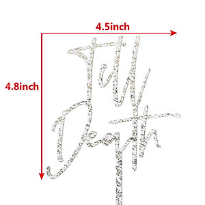 Till Death Cake Topper, Wedding Bridal Shower Engagement Bachelorette Party Decorations, Acrylic Silver Glitter