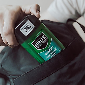 Brut Signature Scent Antiperspirant and Deodorant - Scented Deodorant Stick for Men - Powerful Sweat Protection - Eliminates Odors - 2.7 oz