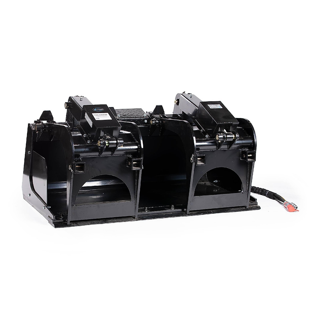 Titan Attachments Skid Steer 60 in. Demolition Grapple Bucket Attachment Heavy-Duty Series