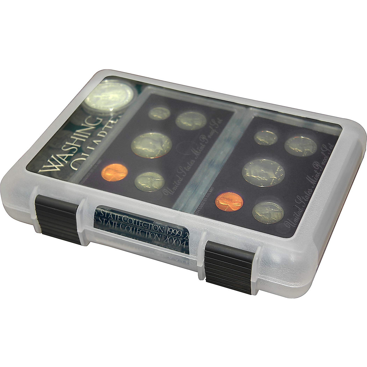 MTM In-Safe Handgun Storage and Organizing Case ISC12, Clear, 12-Inch (3-Pack)