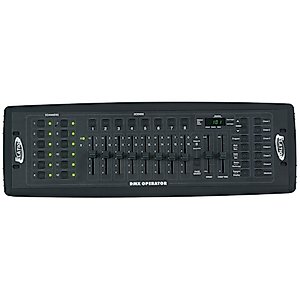 ADJ Products, DMX Operator, 192-Channel DJ DMX 512 with 6 Chase Programs and 8 Fade Switches