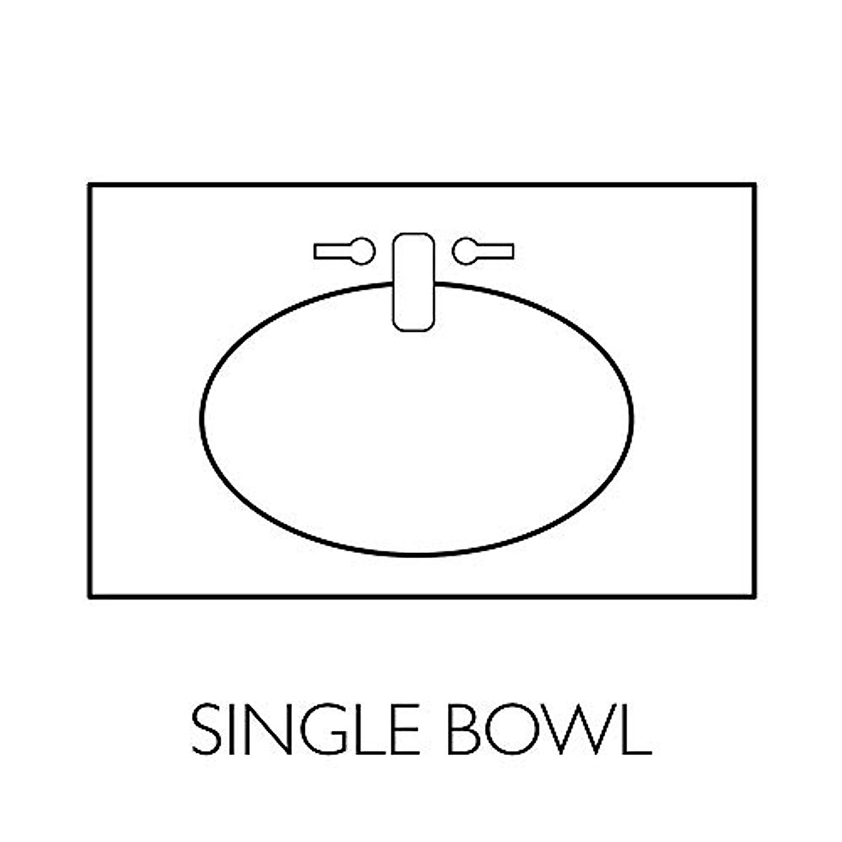 Design House 584870 Bath Shaker 2-Door Bathroom Vanity with Cultured Marble White Top, 4-Inch Centerset, 2 Piece