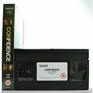 Confidence: Film By J.Foley - Large Box - Andy Garcia/Dustin Hoffman - Pal VHS