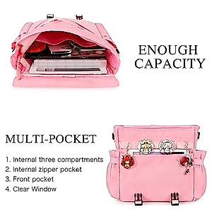 STEAMEDBUN Kawaii Backpack for School，Cute Backpack for Teen Girls，Aesthetic Ita Backpack with Insert