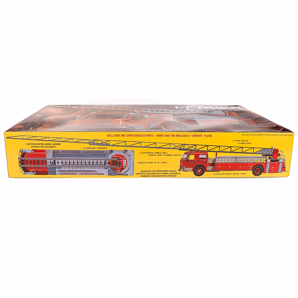 AMT American Lafrance Ladder Chief Fire Truck 1/25th Scale Model Kit