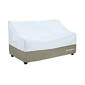 [Monsoon] Patio Sofa Cover Waterproof Outdoor Couch Lounge Loveseat Patio Furniture Cover (79")