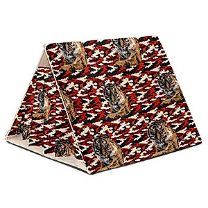 Camouflage, Guinea Pig Bed Washable Small Animal Hideout, Hamster Cage Accessories for Gerbils Chipmunks Squirrels Hedgehogs Guinea Pigs