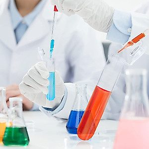 Juvielich 200Pcs Centrifuge Tube Plastic Lab 10ml Plastic Vial Tube Polypropylene Clear Graduated Mirco Test Tubes for Sample Storage Container No-Leak