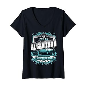 It's An ALCANTARA Thing You Wouldn't Understand Name Vintage V-Neck T-Shirt
