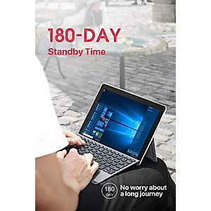 Inateck Surface Go Keyboard, Bluetooth 5.1, 7-Color Backlight, Compatible with Surface Go 4(2023), Surface Go 3(2021), Go 2 (2020), Surface Go 1(2018), KB02009 Black