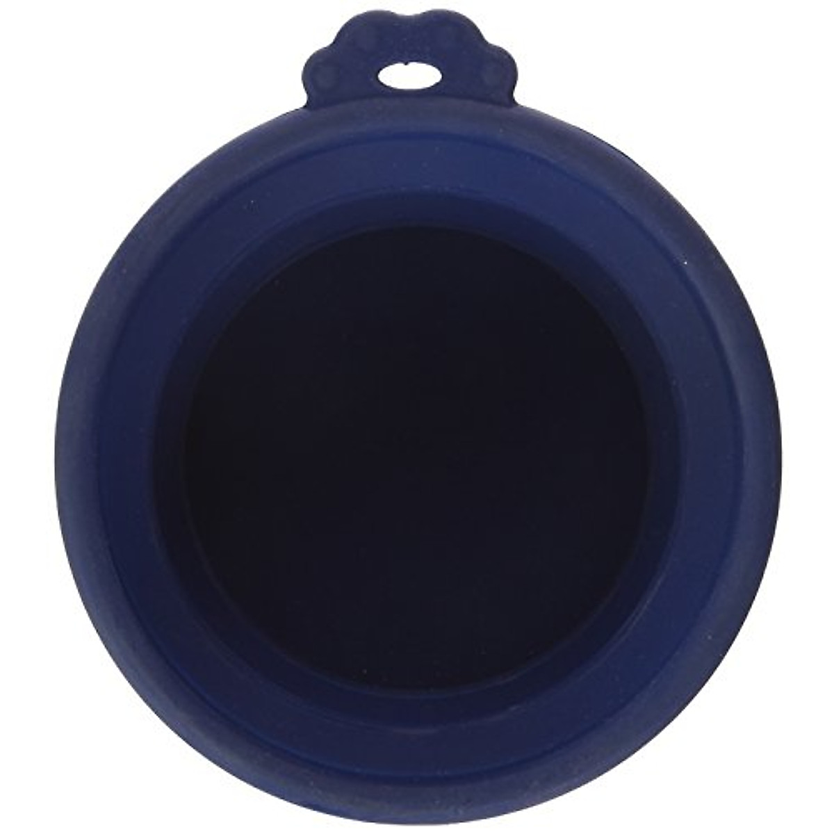 Petmate 23367 Silicone Round 1.5-Cup Travel Bowl for Pets, Navy Blue