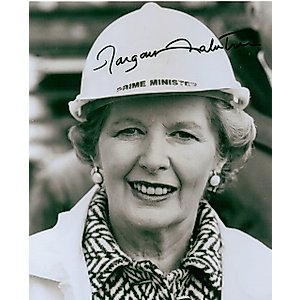 Kirkland Margaret Thatcher 8 X 10 Photo Display Autograph on Glossy Photo Paper