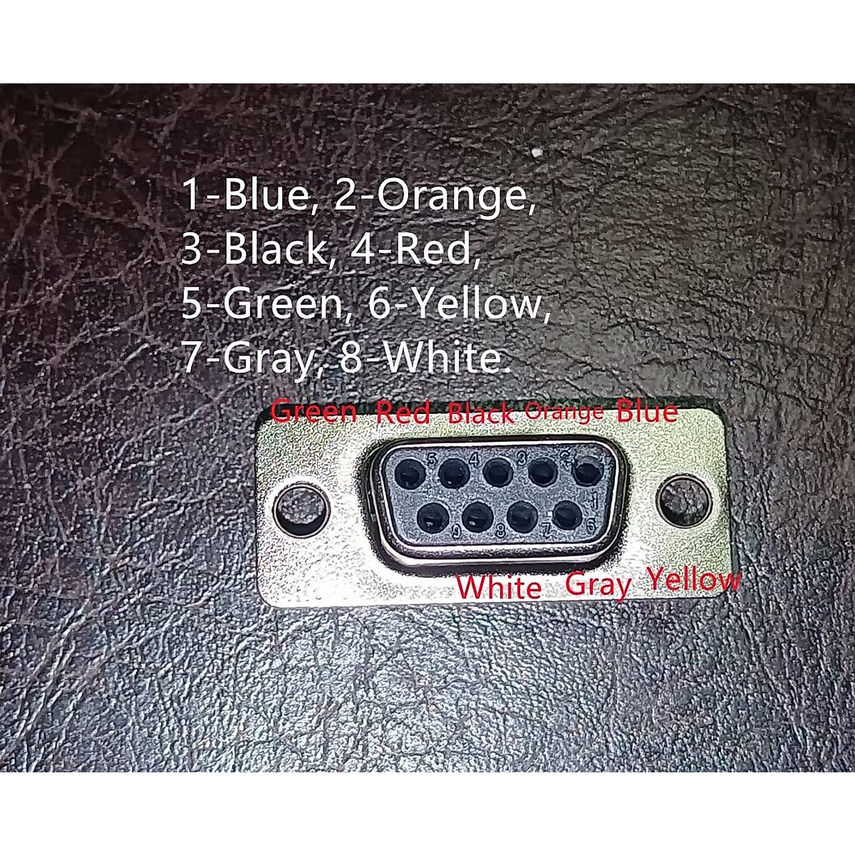 Dahszhi DB9 Ethernet Adapter, DB9 to RJ45 Modular Adapter, F/F