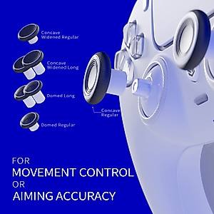 HEXGAMING ULTIMATE 4 Mappable Back Buttons & Replaceable Thumbsticks & Hair Trigger Black Rubberized Grip Compatible with ps5 Pro Custom Controller PC Wireless FPS eSport Gampad - Green Leaves