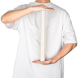 RUSPEPA Off White Matte Wrapping Paper - Solid Color Pearly - Lustre Paper, Off White Perfect for Wedding, Birthday, Christmas, Baby Shower -17 Inches X 32.8 Feet