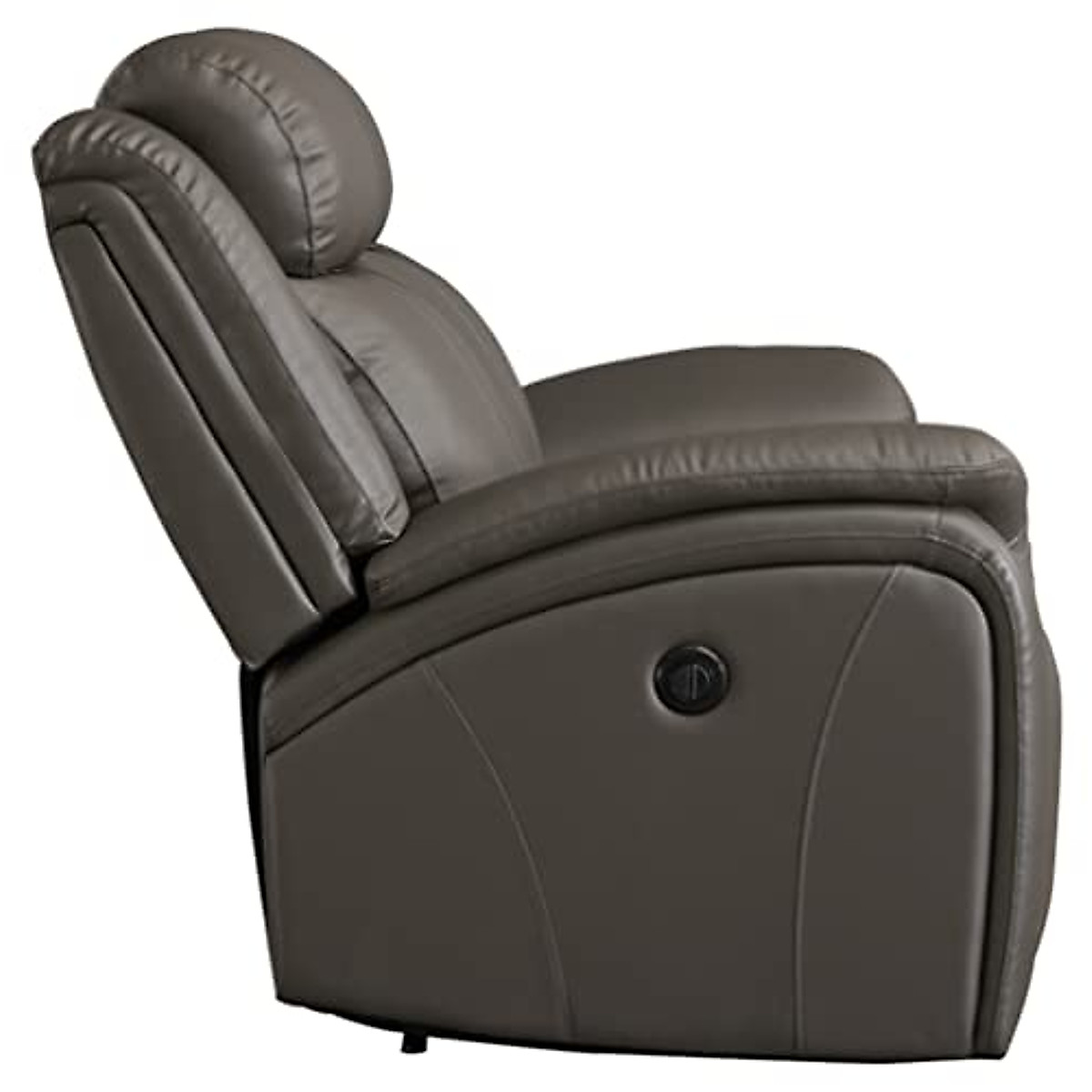 Signature Design by Ashley Chasewood Reclining Power Loveseat, Gray