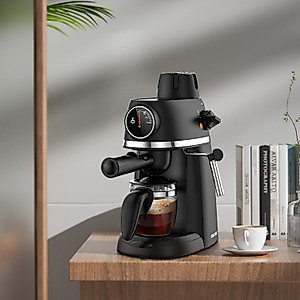 SOWTECH Espresso Machine, Cappuccino Machine with Steam Milk Frother, 3.5 Bar Latte Coffee Maker with Carafe