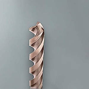 Lichamp 3/8" HSS Cobalt Drill Bits 5PCS with Three Flute for Hard Metal, Hardened Stainless Steel and Cast Iron