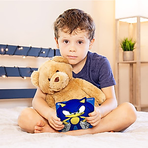 Sonic The Hedgehog iPad Silicone Back Case Cover, Anti Slip Rubber Protective Skin Soft Bumper for iPad 9th (2021)/8th (2020)/7th (2019) Gen (Sonic)