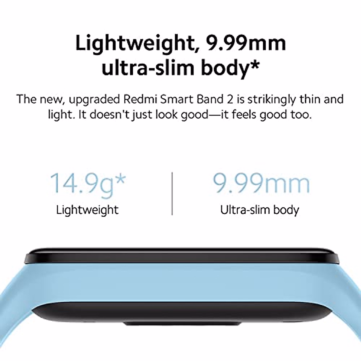 Xiaomi Redmi Band 2 Activity Fitness Tracker with 1.47" TFT Display, 14-Day Battery Life, Blood Oxygen, Heart Rate, Sleep & Stress Monitoring, 5 ATM Water Resistant, Fitness Watch for Men Women, Black