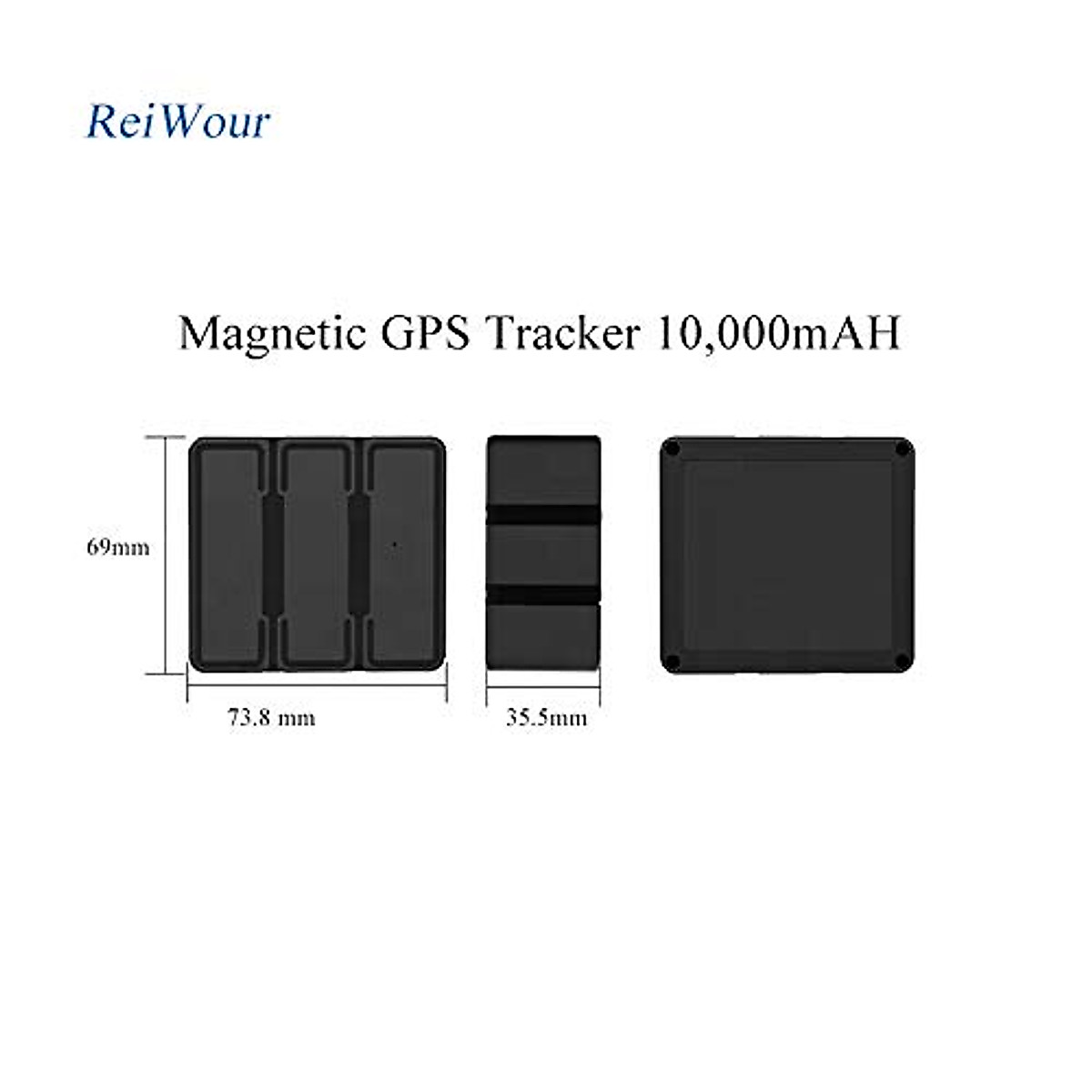 4G Hidden Magnetic GPS Tracker for Vehicles with 1 Year Subscription Car Tracking Device Long Battery Life Real Time Portable Location Locator Asset Trailer Motorcycle Truck Fleet