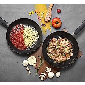 LocknLock Hard & Light Black Aluminum Cookware Frying Pan, 12 inch