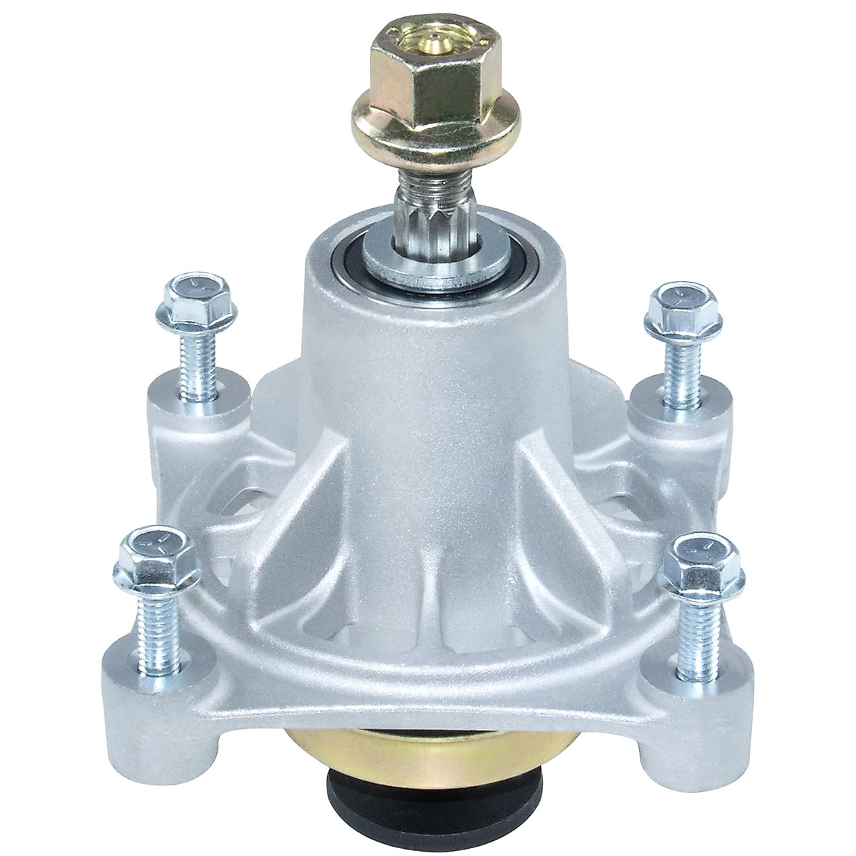 BOSFLAG 587125201 Spindle Replaces Husqvarna 587125201 Mandrel Assembly, Husqvarna 532174356, 539107515, 532174358, Craftsman 174356, 174358 for Husqvarna Z246, RZ4623, RZ5424, RZ46I Lawn Tractors