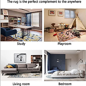 Rugs for Bedroom Men Doormat Entrance Rugs Welcome Mats Blue Beach Outdoor Indoor Mats Rubber Backing for Front Door/Yard/Garage/Garden Summer Seaside This Way to The Pool Welcome Doormat 18x30 inch