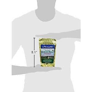 Life Line Pet Nutrition Organic Ocean Kelp Supplement for Skin & Coat, Digestion in Dogs & Cats, 8oz (20200)