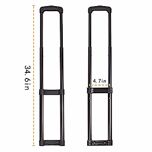 HQAPR Telescoping Handle for Ice Cube 60 Qt Roller Cooler, Replacement Igloo Cooler 60 Qt Telescopic Handle, Igloo Cooler Replacement Parts Kit