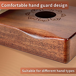 East top Kalimba 17 Keys Thumb Piano musical instrument Finger Piano with Mahogany Wood, Gift for Adults, Beginners and professinals