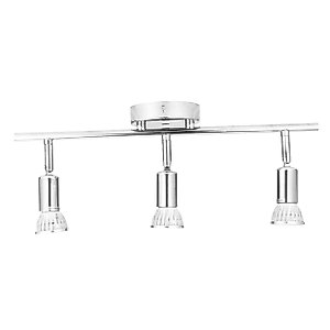 DOITOOL 1pc Led Clothing Store Window Background Wall Gu10 Spotlight Decorative Ceiling Lamp Led Ceiling Lights Recessed Light Fixtures Chandelier Lamp Track Head Dimmable Stainless Steel