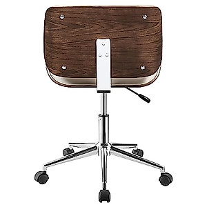 Coaster Home Furnishings Addington Adjustable Height Office Chair Ecru and Chrome