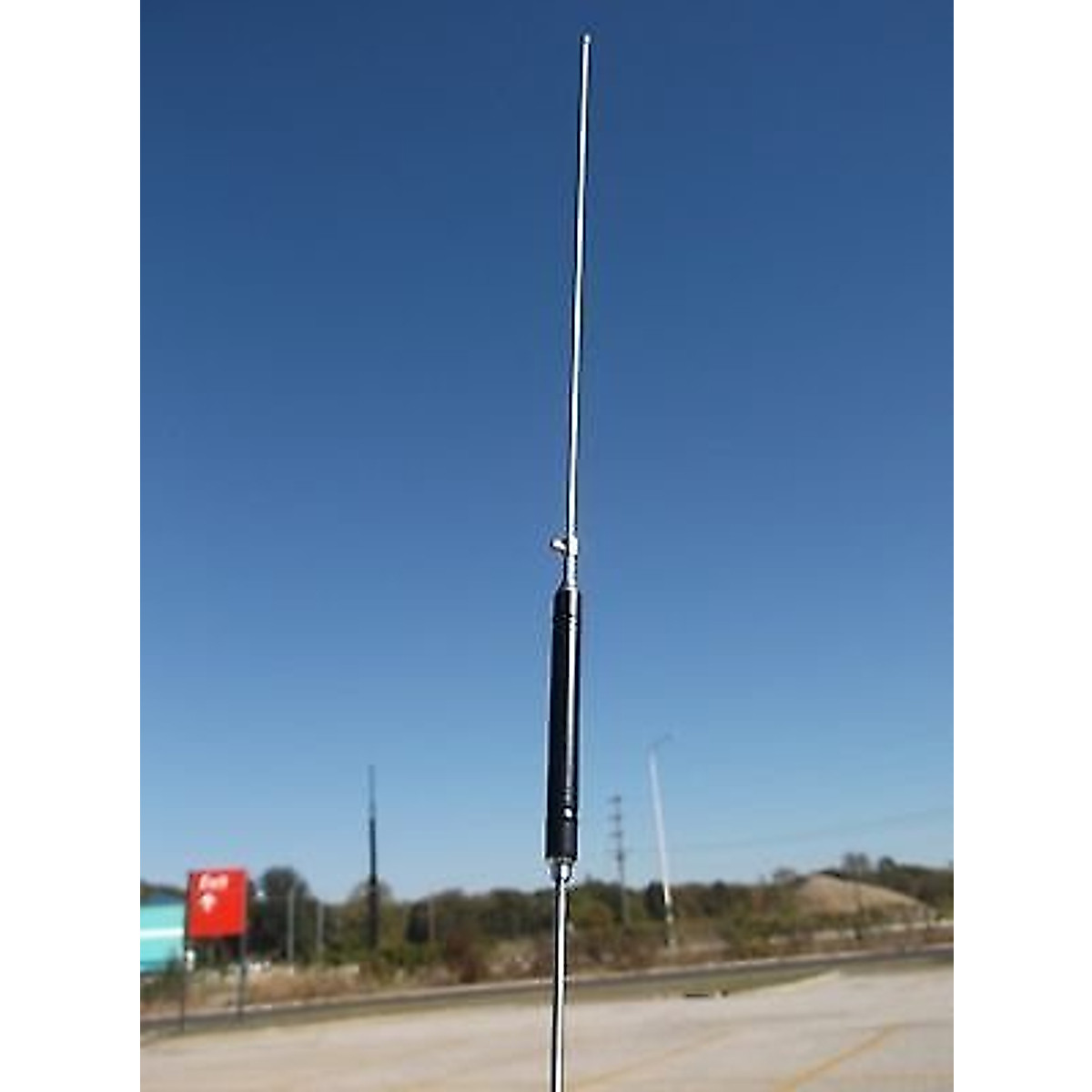 Vintage Hustler HQ-27 Black Center Loaded CB Antenna 55 Inches Long
