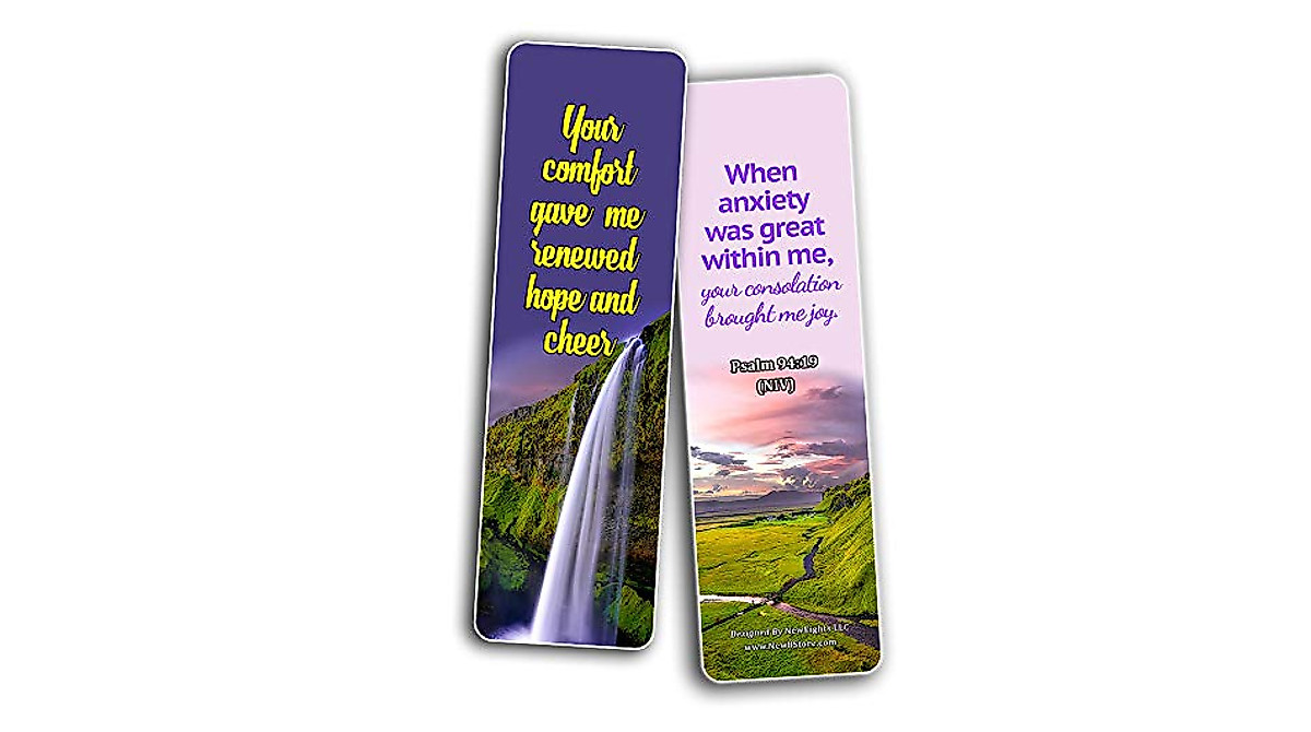 Powerful Bible Verses Bookmarks - Uplifting Scripture Gifts (30 Pack)