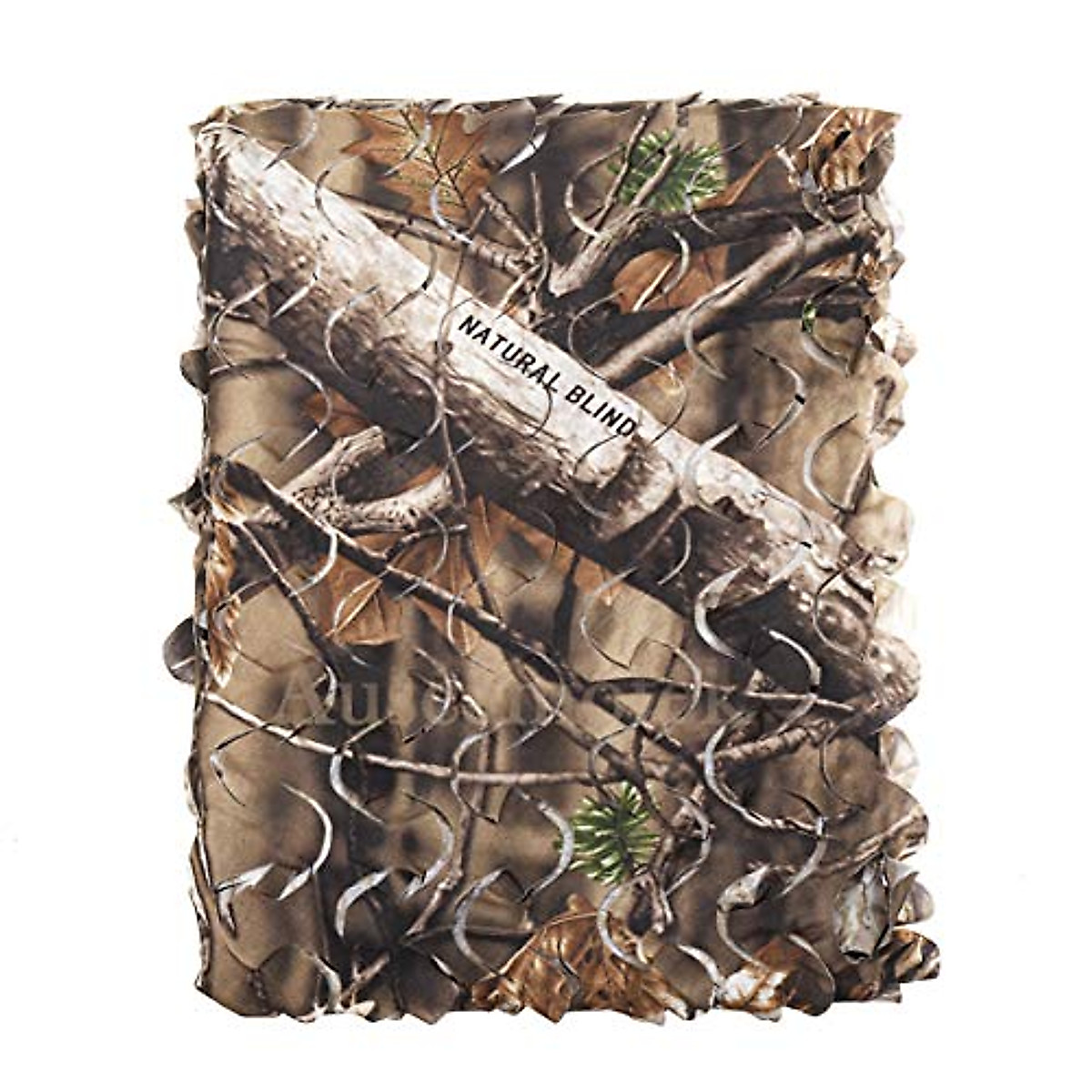 AUSCAMOTEK Camo Netting Camouflage Net for Deer Blind Material Soft Quiet -Brown 5x10Ft