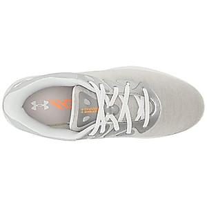 Under Armour Women's Charged Breathe 2 Knit Spikeless Cleat, (100) Halo Gray/Halo Gray/White, 10, US