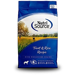 Nutrisource Trout & Rice Dog Food 30 Lb