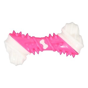Angoily Pet Teething Toys Pet Molar Bite Toy Dog Dental Toy Puppy Interactive Toy Dog Teeth Cleaning Toy Teeth Training Dog Bone Dog Molar Toy Bone Toy Dog Play Toy Dog Ball Chew TPR