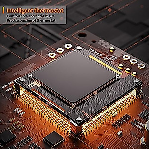 Heater and Fan Combo, Space Heater, Tower Bladeless Fan 2000W High Power With Thermostat, IPX4 Class Bathroom Waterproof/9H Timing/120 Degree Wide Angle Shaking Head, 360 Degree Convection Circulation