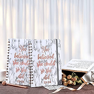 Planner 2023-2024 - Weekly Monthly Planner 2023-2024, JULY 2023 - DECEMBER 2024, Calendar Planner 2023-2024, 8.43" x 6.3", 2023-2024 Planner with Flexible Spiral Hardcover, Coated Tabs, Inner Pocket